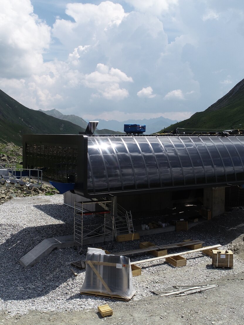 Bau Hölbodenbahn C1 und Sassgalunbahn C3 | Ischgl | Juni