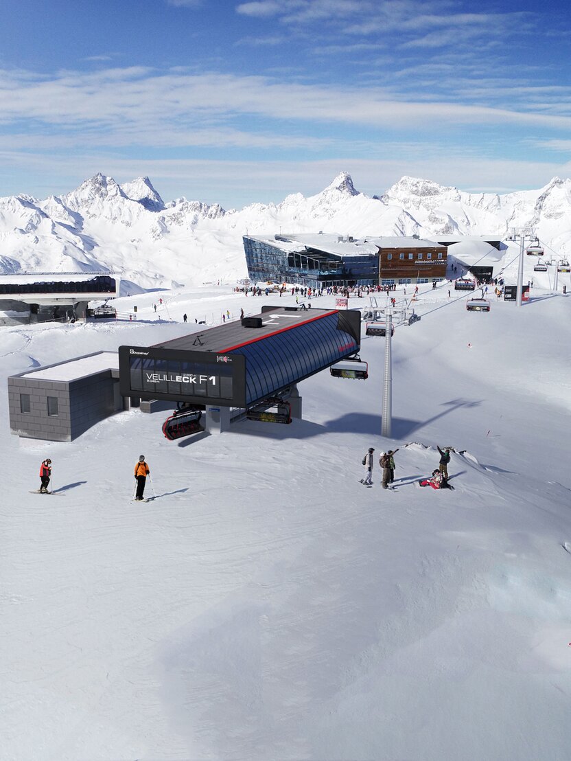 Bau Hölbodenbahn C1 und Sassgalunbahn C3 | Ischgl | Juni