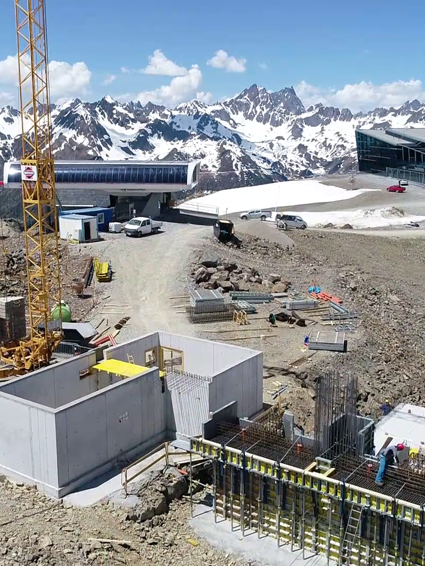 Bau Hölbodenbahn C1 und Sassgalunbahn C3 | Ischgl | Juni