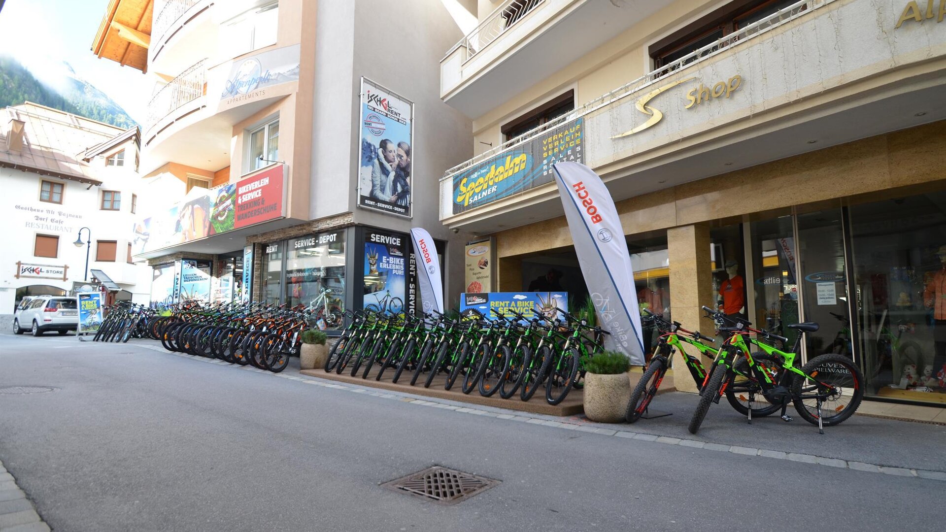 Radverleih / Ischgl Rent / Shop Zentrum
